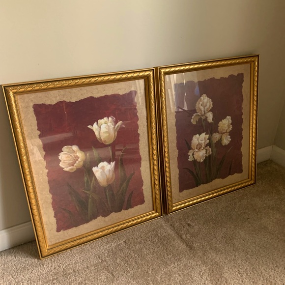 Home Interiors | Wall Decor | Vintage Home Interiors Iris And Tulips In ...